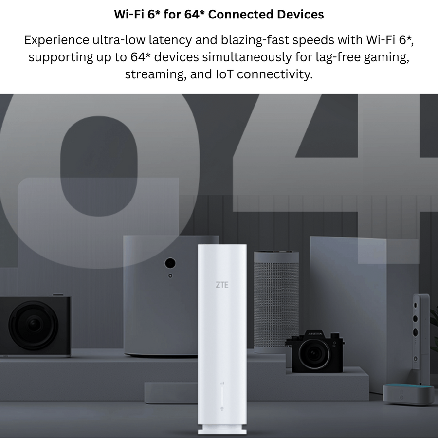 ZTE 5G CPE G5TS WiFi 6 Router – Zub Connect